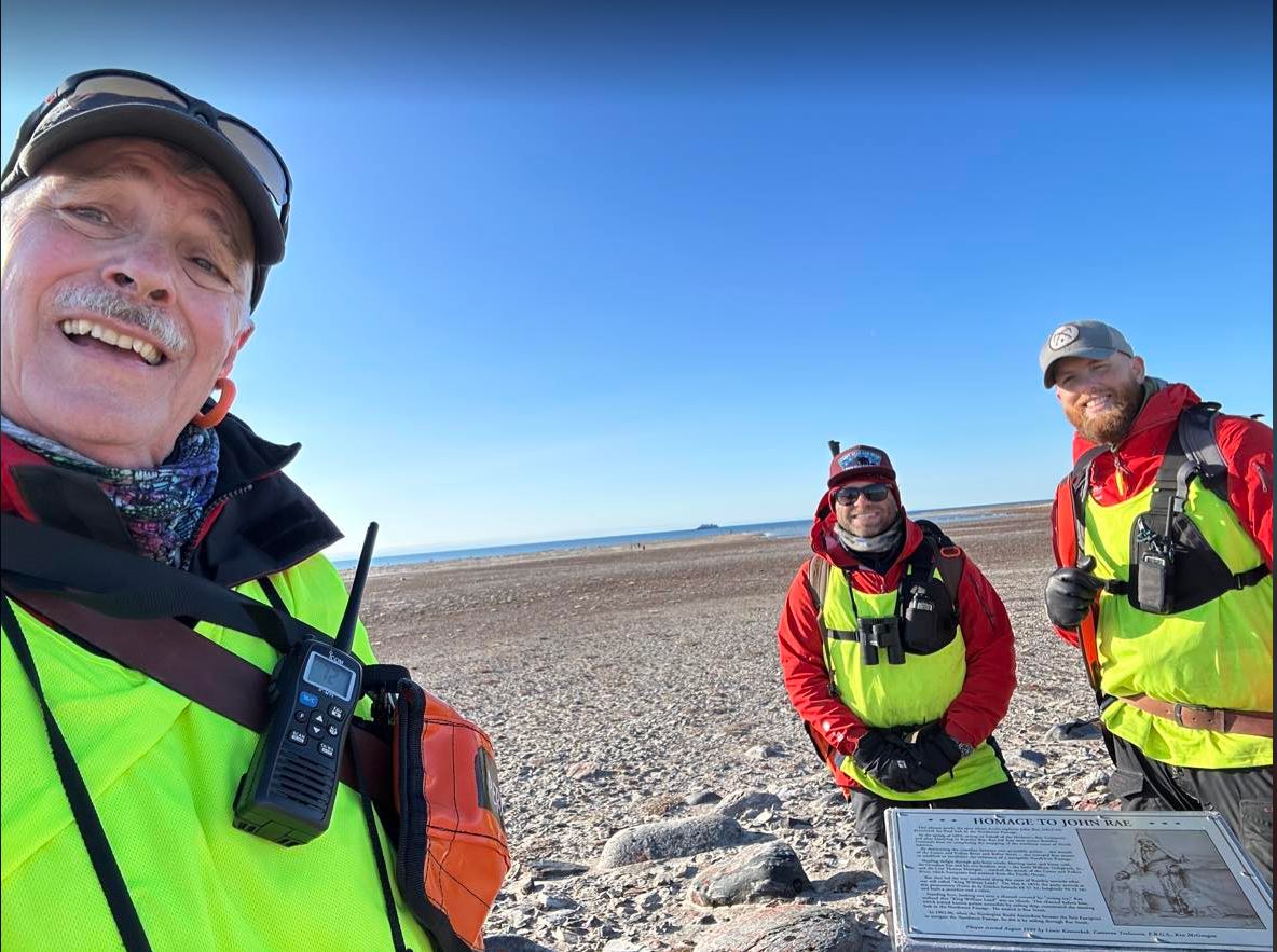 NWP voyagers visit John Rae Plaque | Ken McGoogan