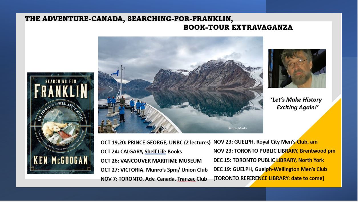 Searching for Franklin goes on the road | Ken McGoogan